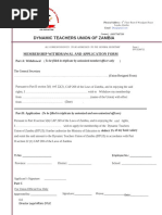 Sadtu Membership Form 2024 | PDF | Payments