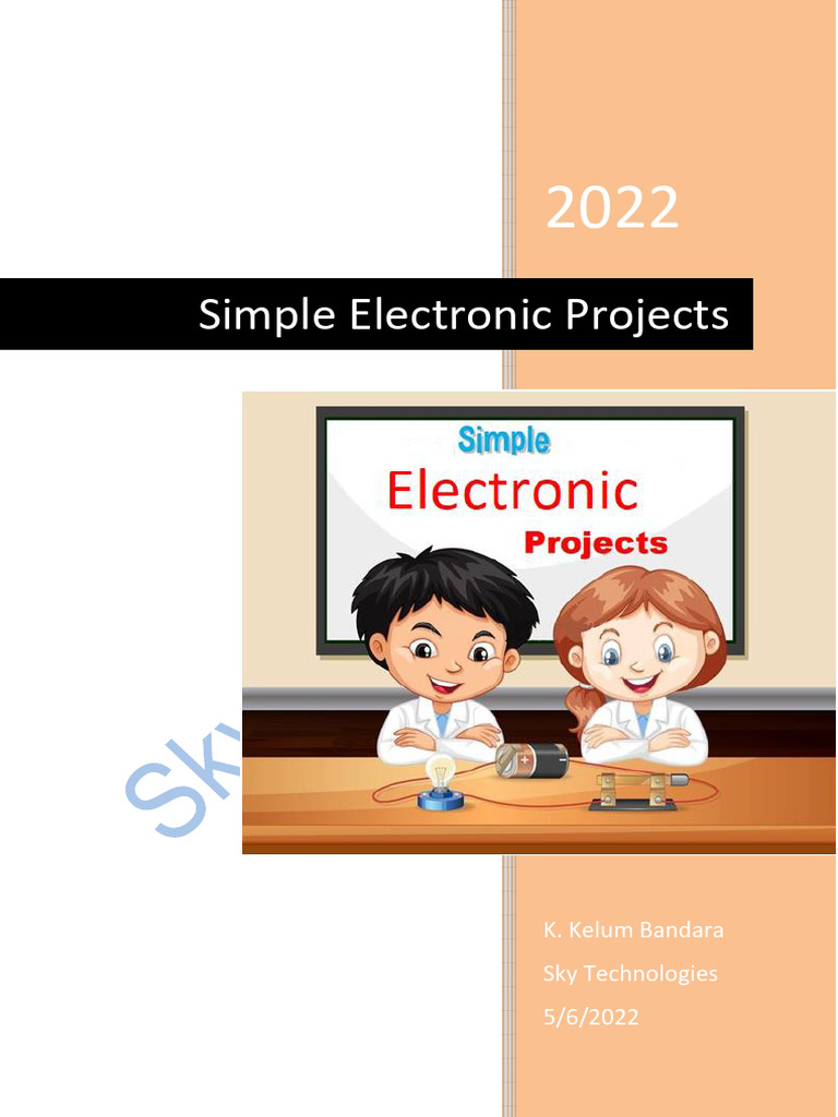 Simple Electronic Projects | PDF | Computer Engineering | Electronic Engineering