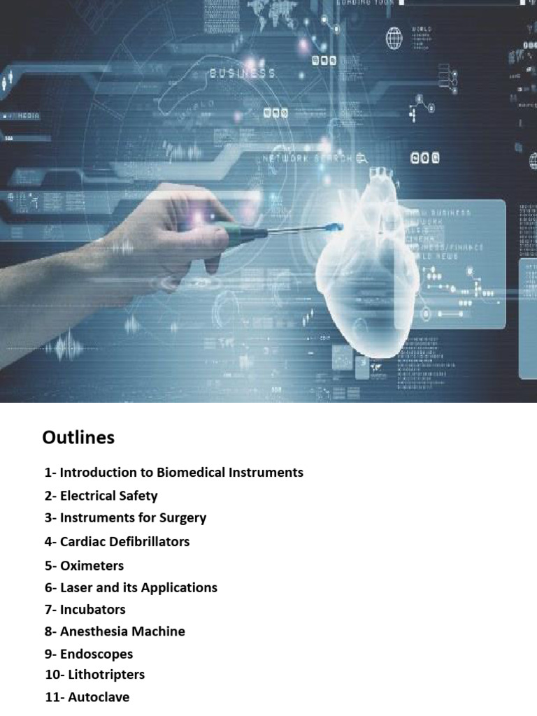 Lecture - 01 - Introduction To Biomedical Instrumentation | PDF | Food ...