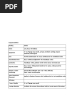 Maxillary Injections Cheat Sheet | PDF | Dentistry | Dentistry Branches