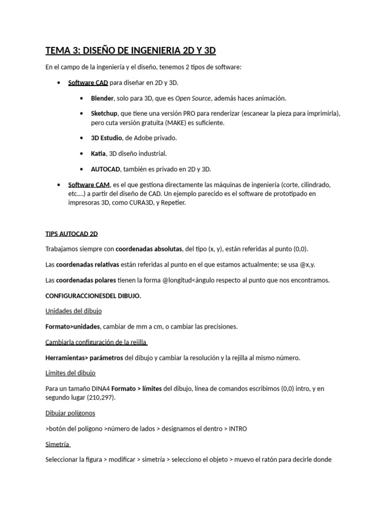 Diseño de Ingenieria 2D y 3D | PDF | Rotación | Cad automático