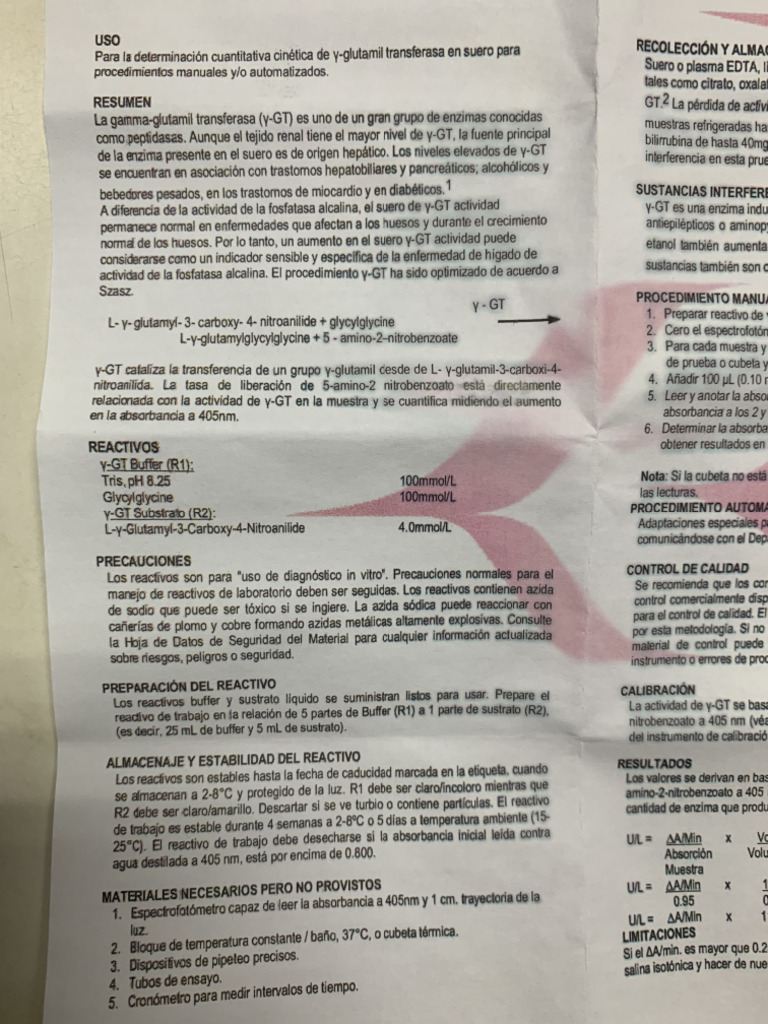 gamma-glutamil transferasa (y-GT) | PDF