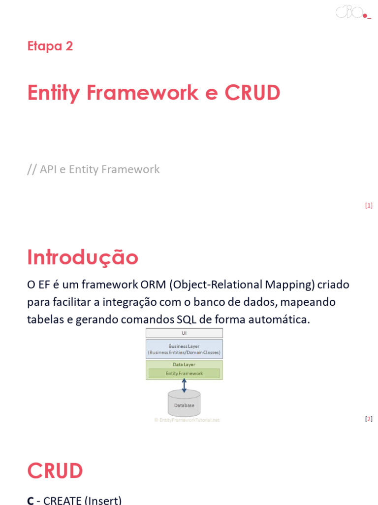 02 - Entity Framework e CRUD | PDF
