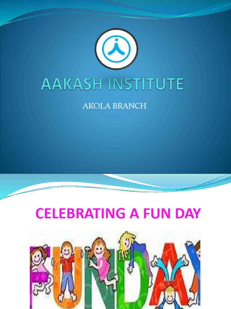 Fun Day Details | PDF