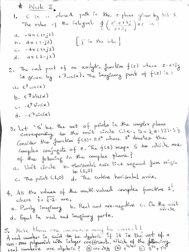 Complex Functions and Mapping Analysis | PDF