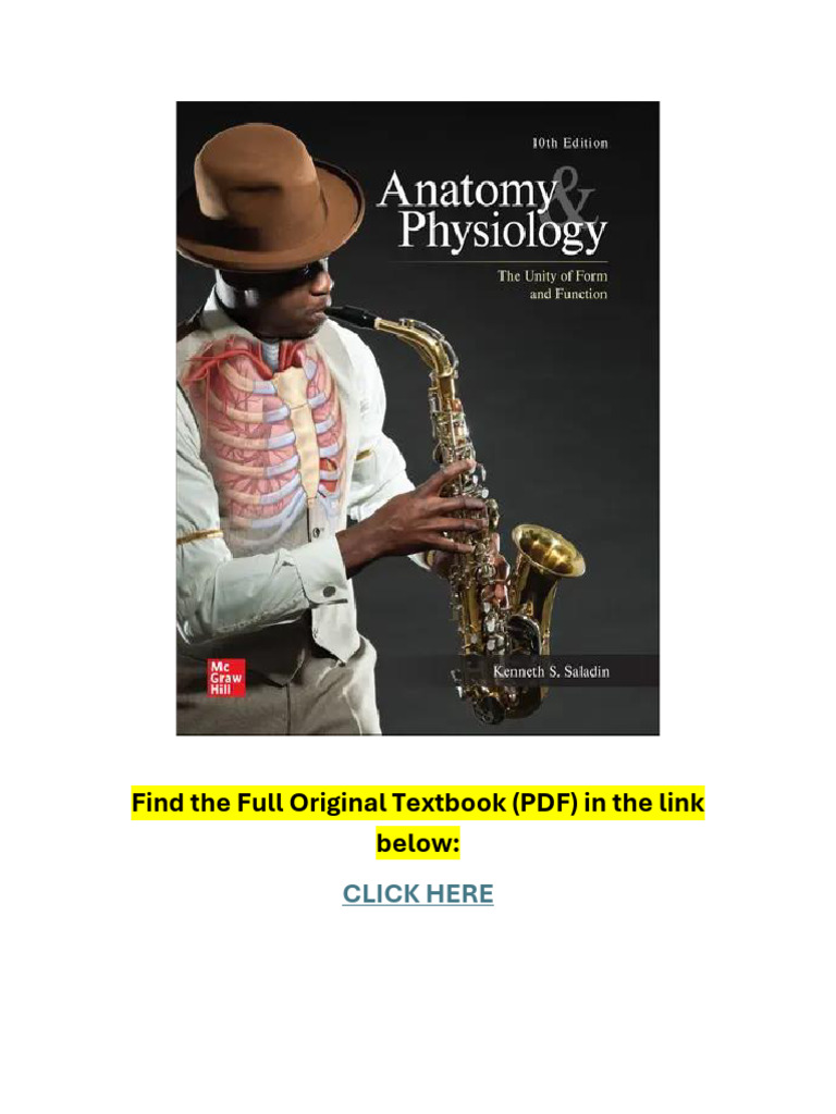 Anatomy and Physiology the Unity of Form and Function 10th Edition ...