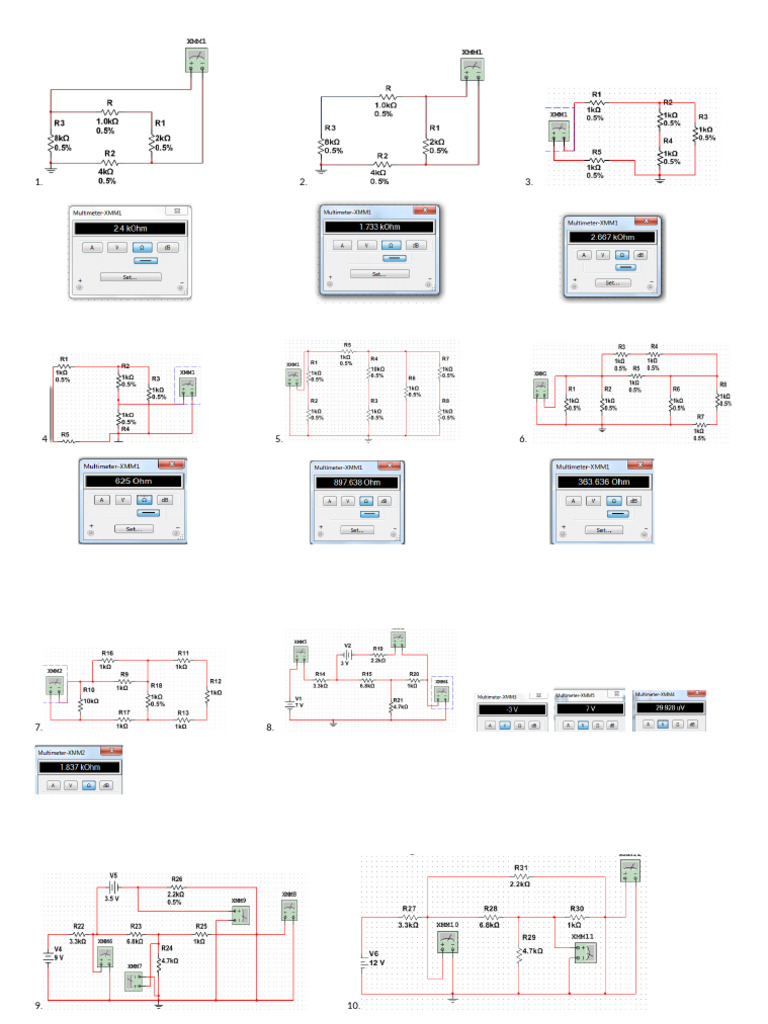 Practica2 Multisim | PDF