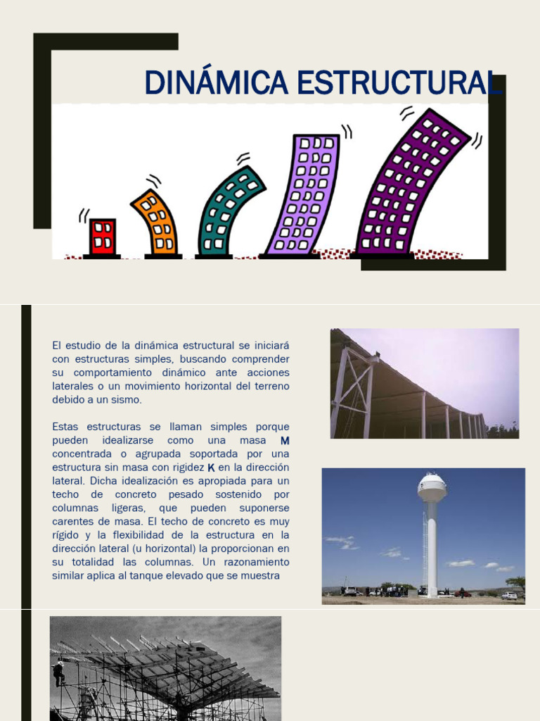 Dinámica Estructural: Fundamentos y Ecuaciones | PDF | Mecánica | Ingeniería mecánica