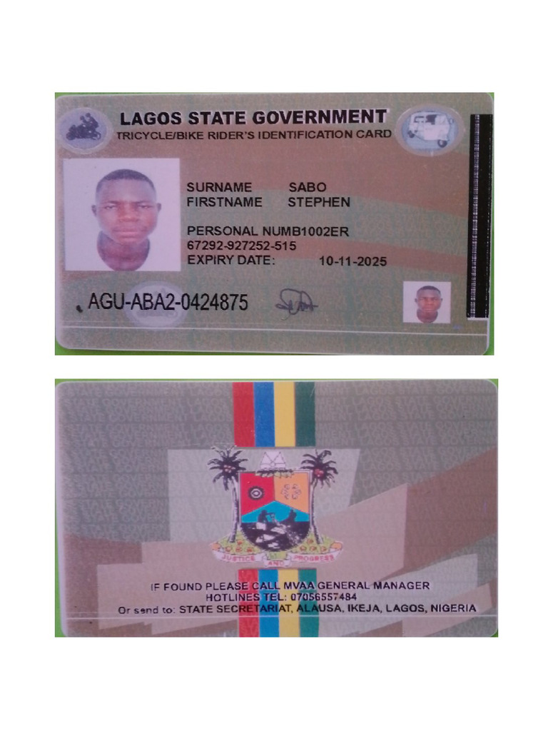 ID Card191124 Stephen Sabo | PDF