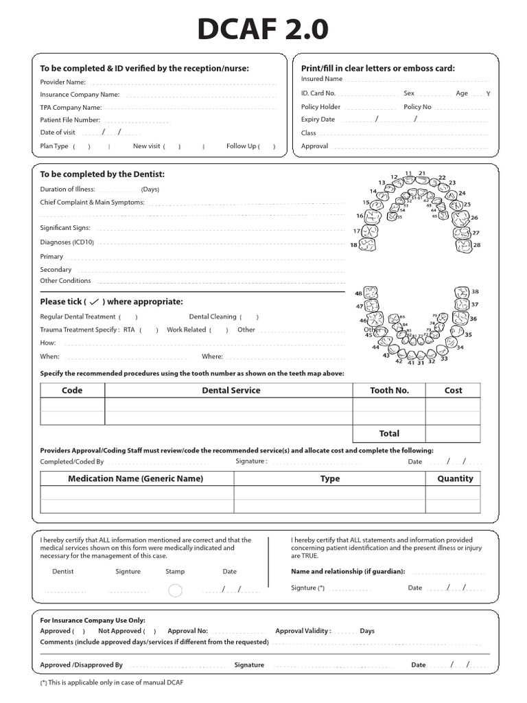 DCAF 2.0 | PDF | Dentistry | Dentist