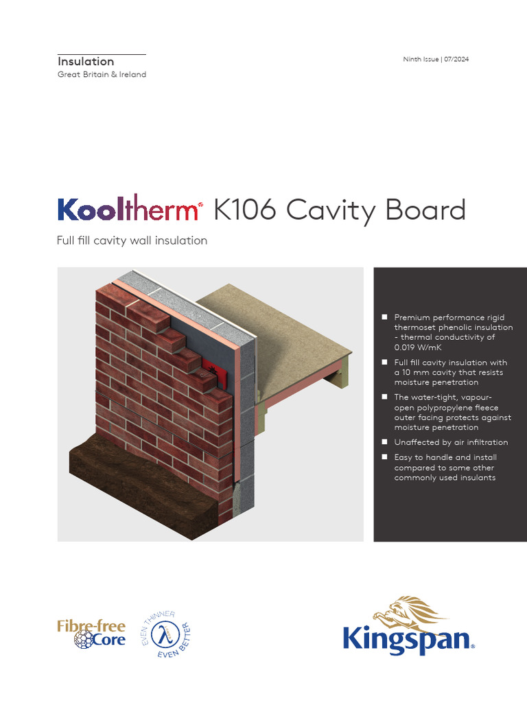 Kingspan Kooltherm k106 Brochure en GB Ie | PDF | Building Insulation ...