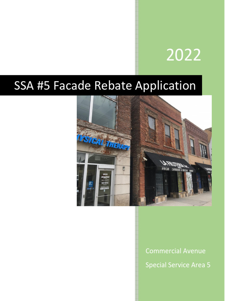 SSA Façade Rebate Final 2022 | PDF | Rebate (Marketing) | Masonry
