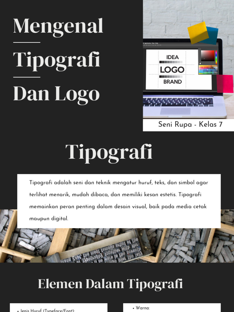 Seni Rupa - Mengenal Tipografi Dan Logo | PDF