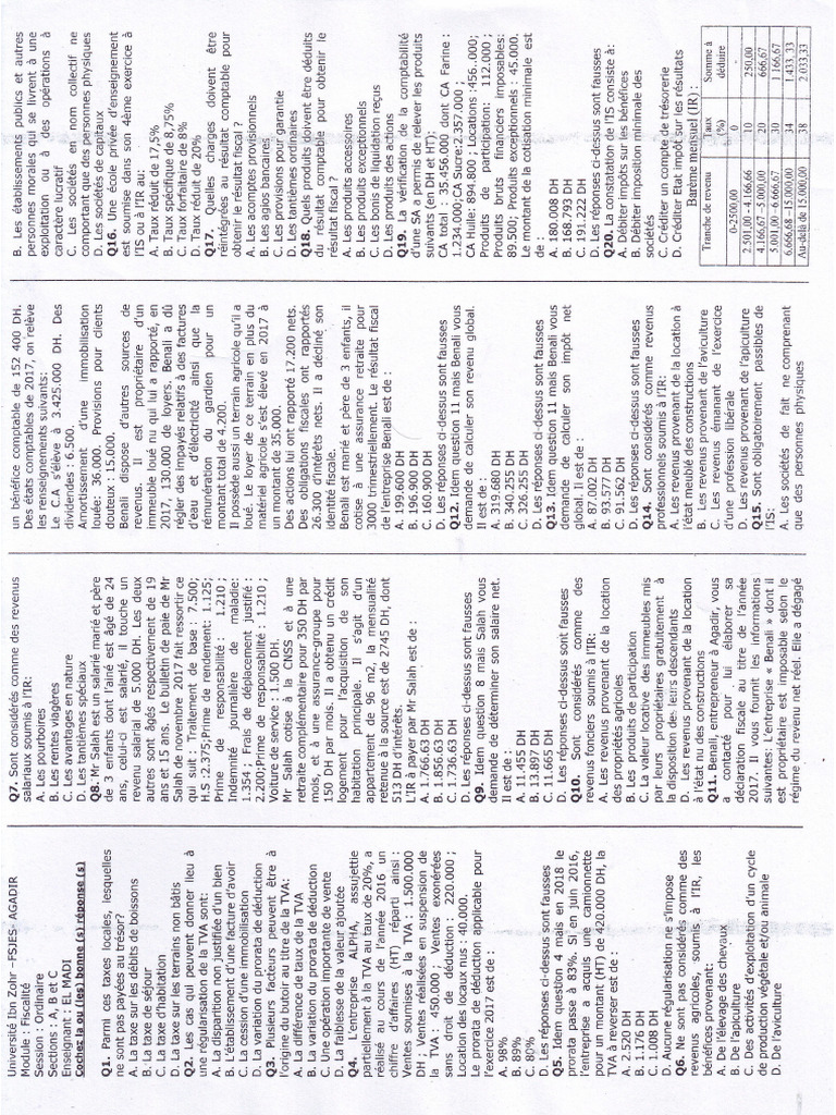 Fisc 1 | PDF