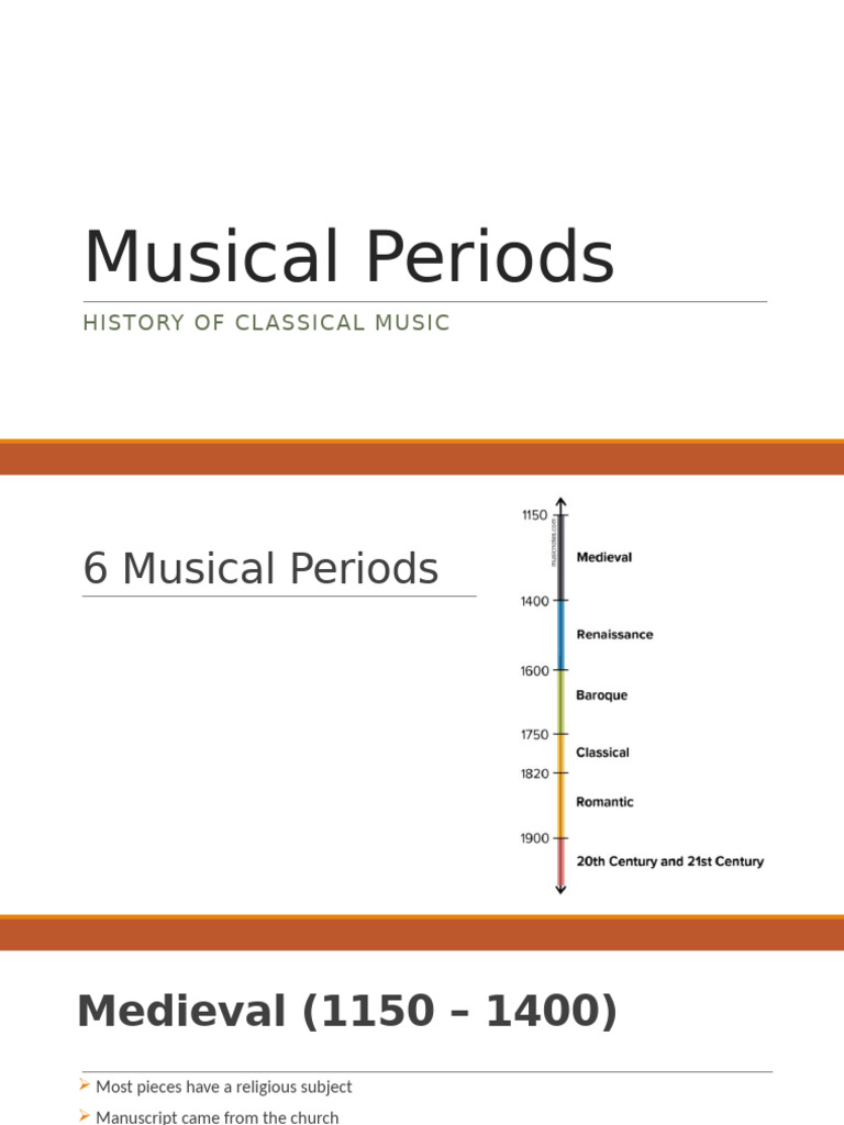 Overview of Classical Music Periods | PDF