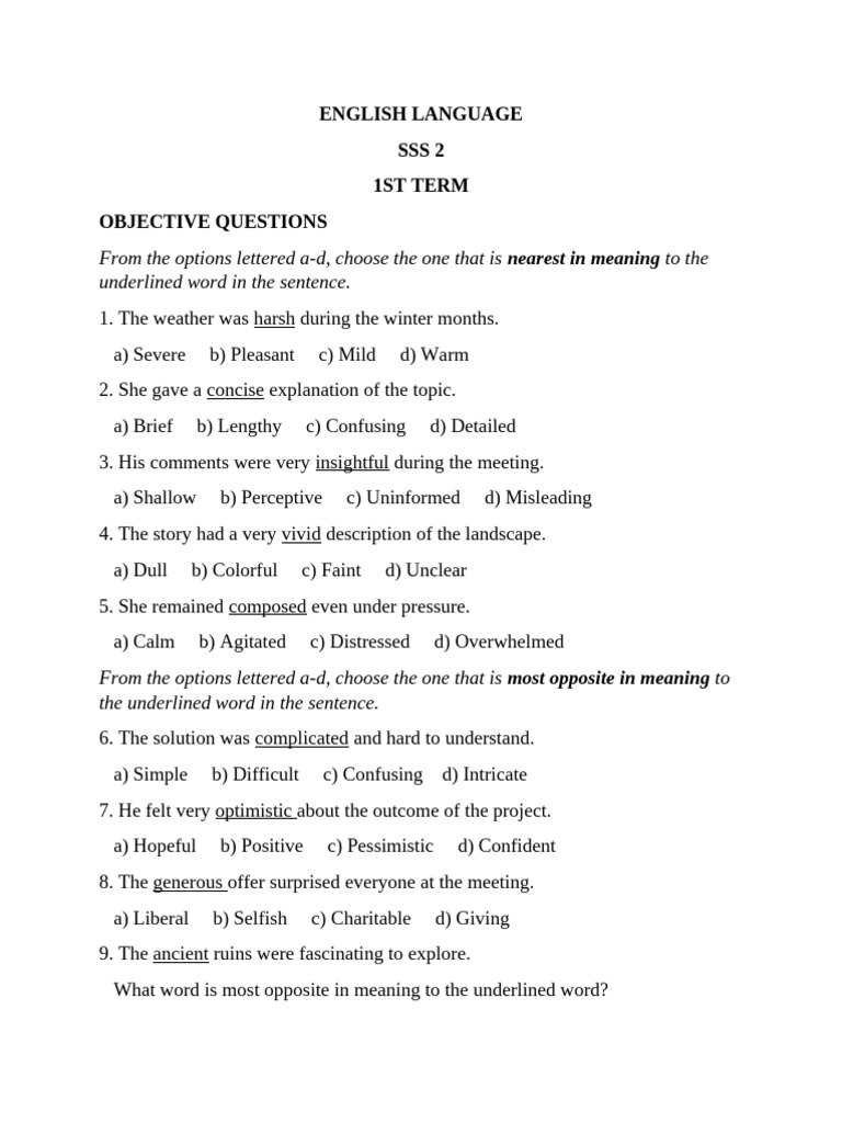ENG SSS 2 | PDF | Heart | Blood