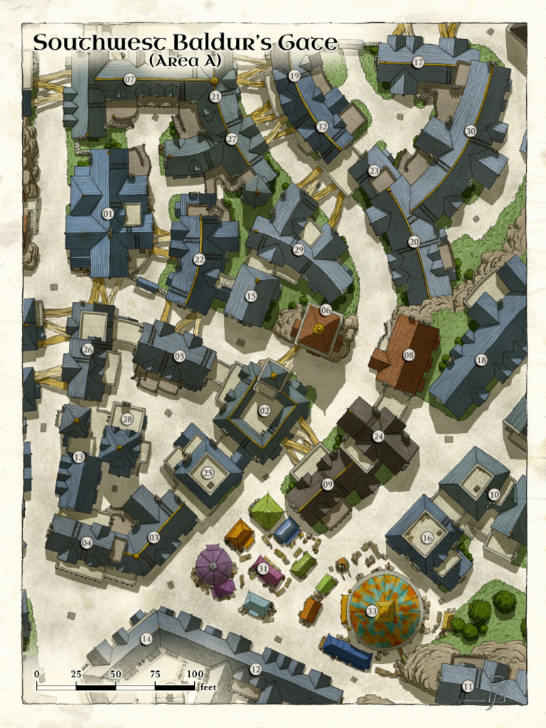 Heroes of Baldurs Gate z1 Adventure Maps | PDF