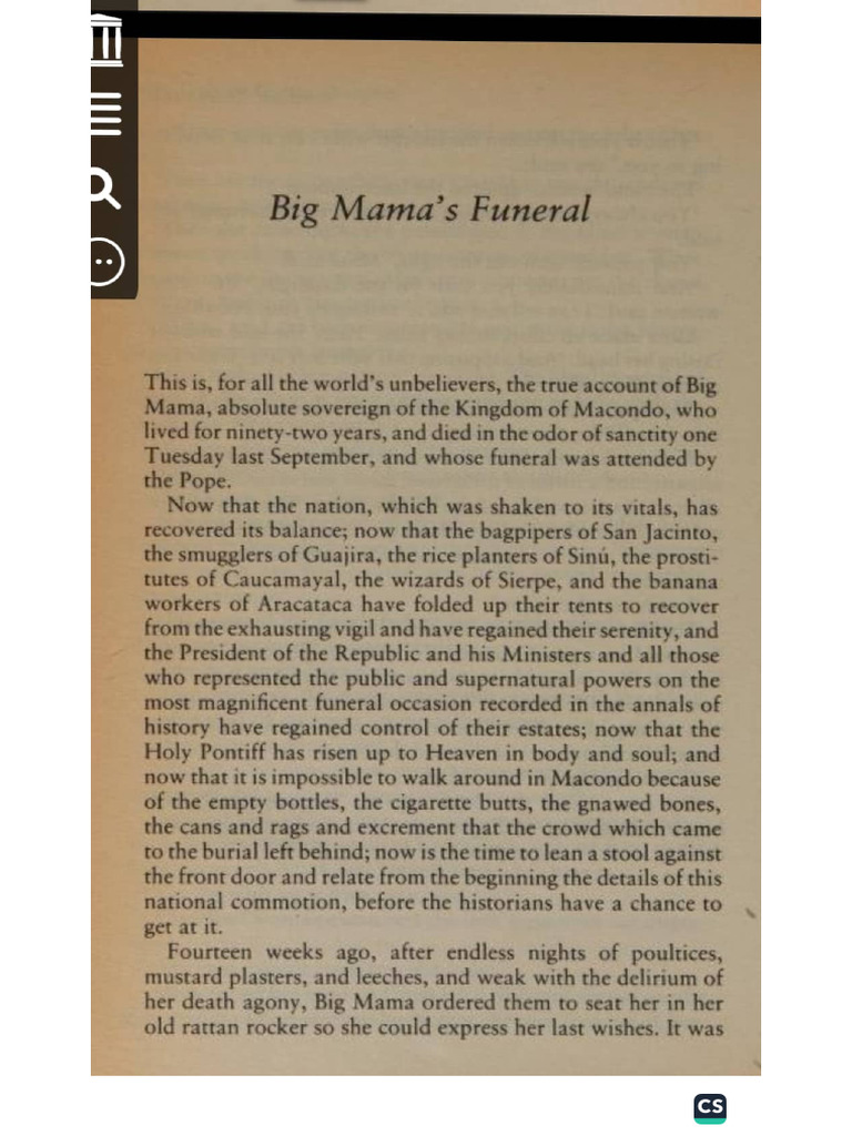 Big Mamas Funeral | PDF