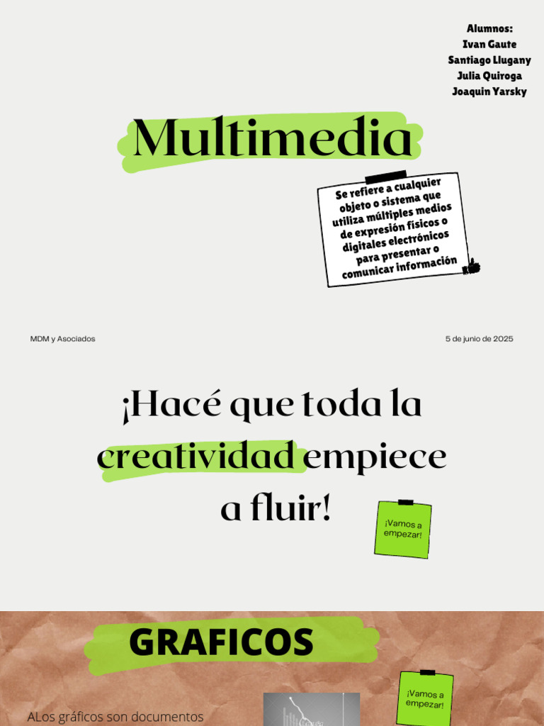 Multimedia y Gráficos en Movimiento | PDF
