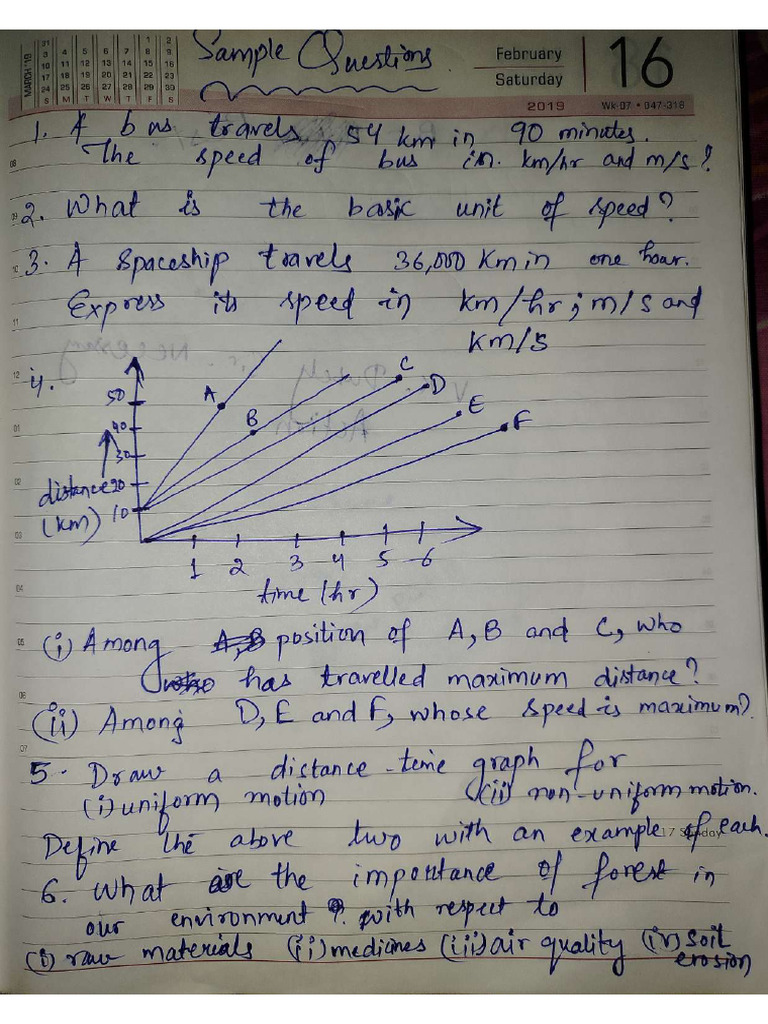 7th sample questions | PDF