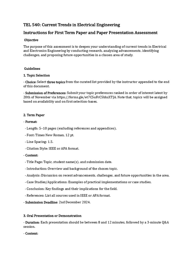 Current Trends in Electrical Engineering | PDF | Engineering