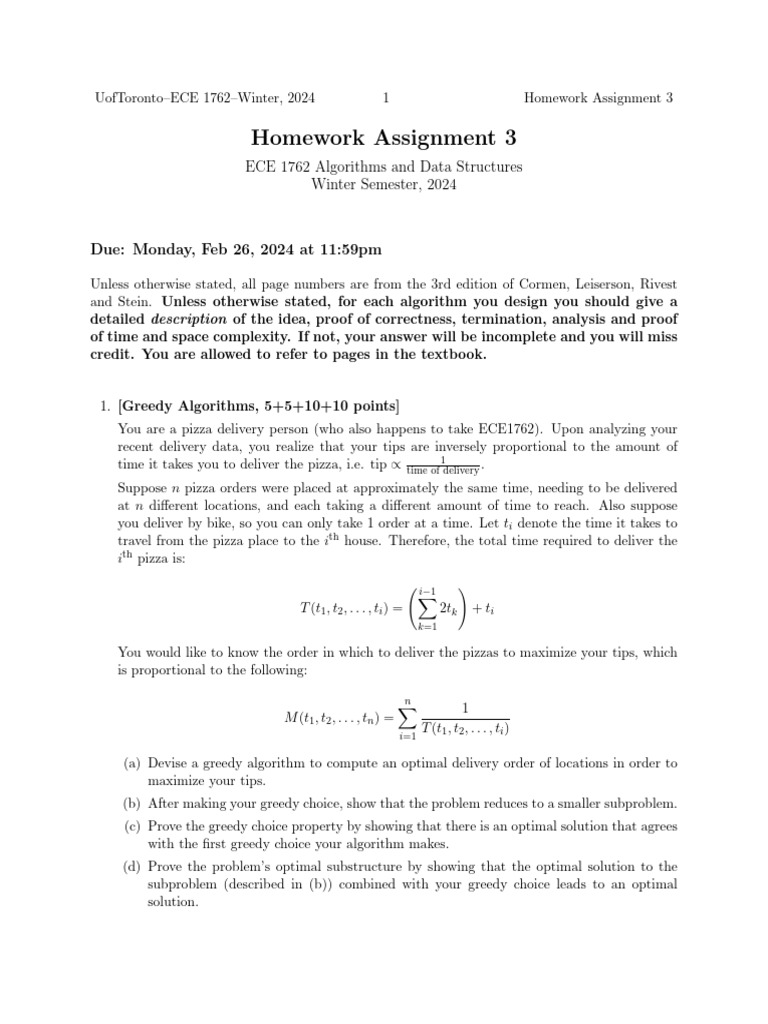 ECE1762_HW3 | PDF | Algorithms | Applied Mathematics