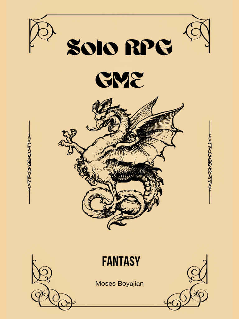 Solo RPG Event Generators Guide | PDF