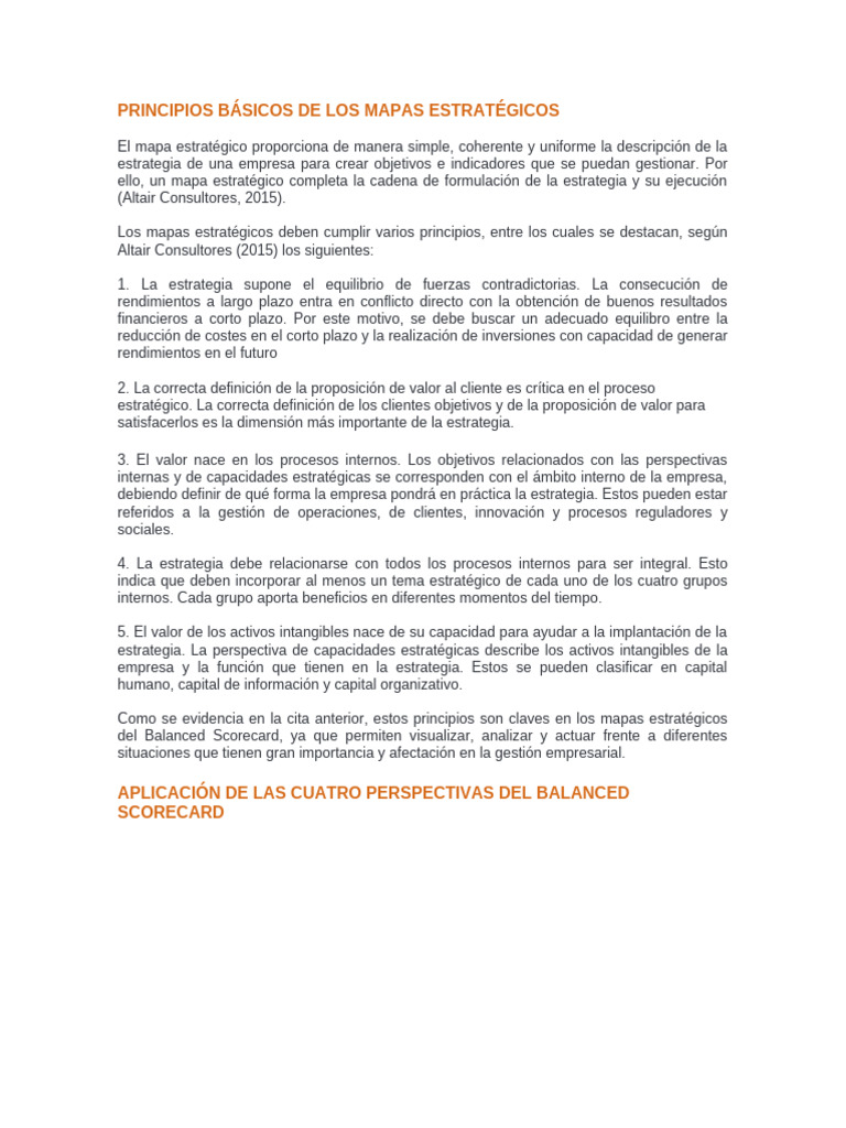 Mapas Estratégicos | PDF | Business | Aprendizaje