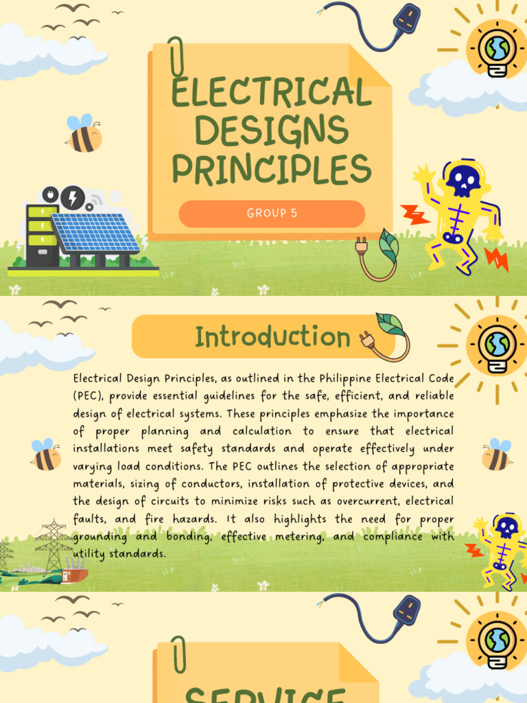 GROUP 5 - Electrical Design Principles | PDF | Mains Electricity ...