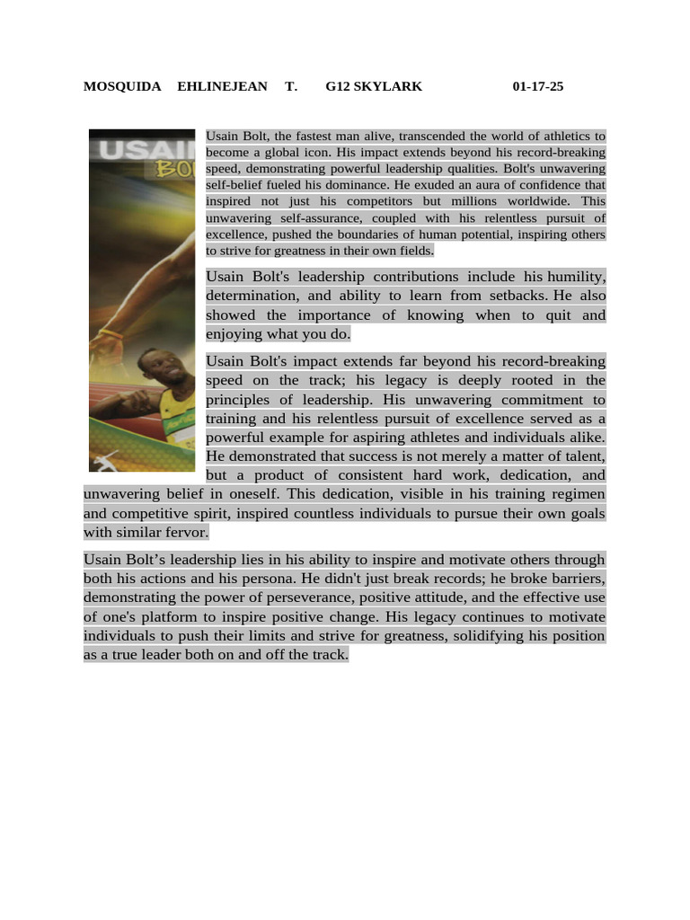 USAIN-BOLT (1) | PDF