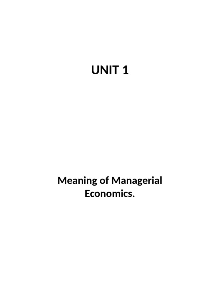 Unit 1 | PDF