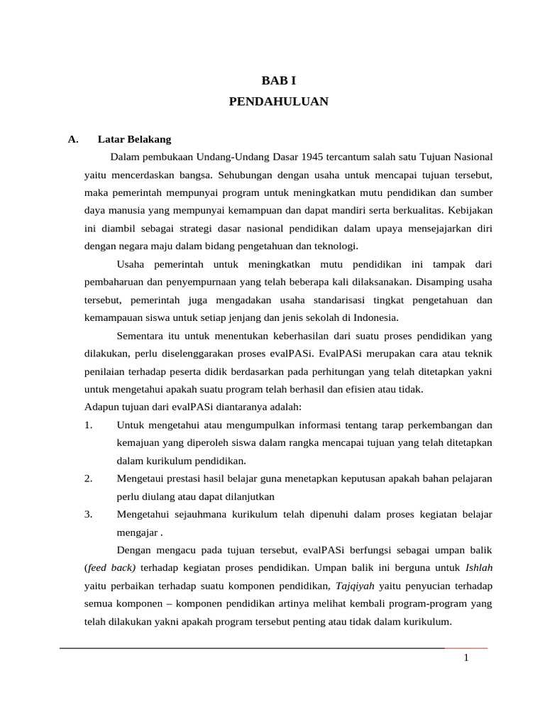 Program Kerja PAS Ganjil 2021-2022 MA Muallimin Muallimat Garut | PDF