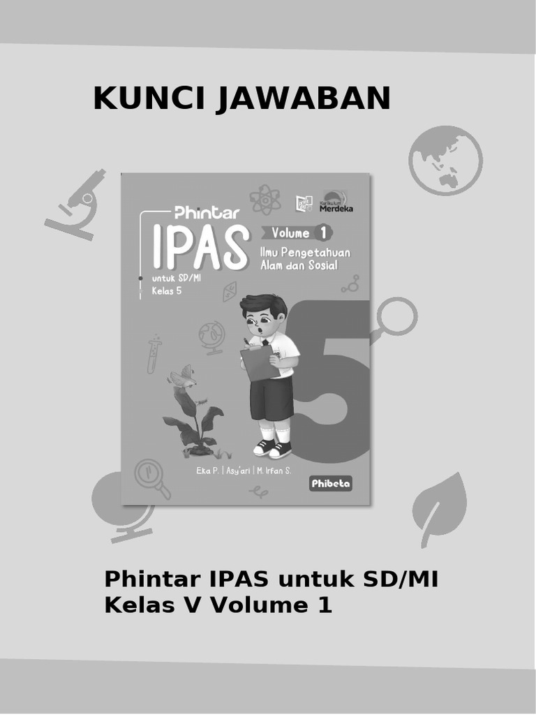 Kunci Jawaban IPAS SD Kelas V Volume 1 | PDF