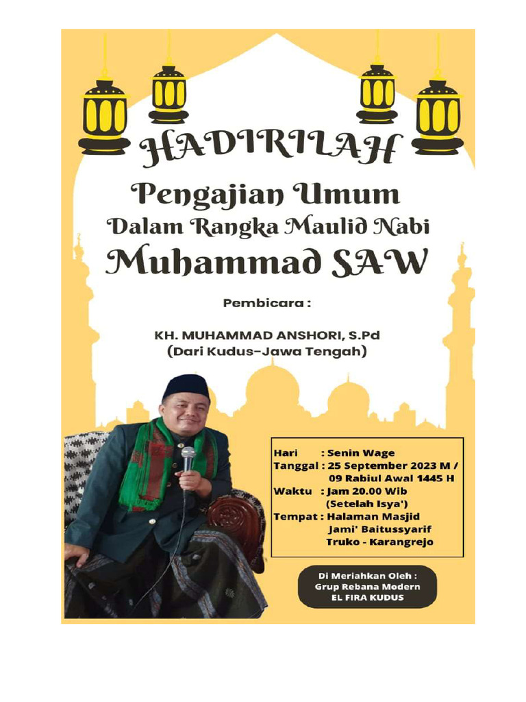 Pamplet Pengajian | PDF