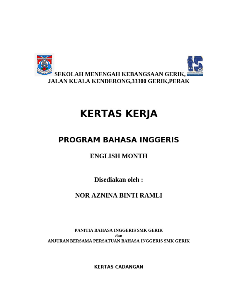 PAPERWORK English Week 2023 | PDF