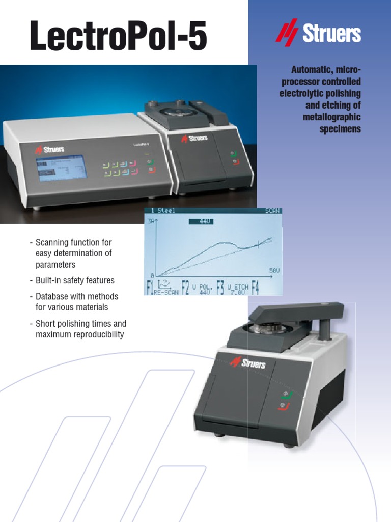 LectroPol-5 Brochure | Download Free PDF | Mains Electricity | Steel