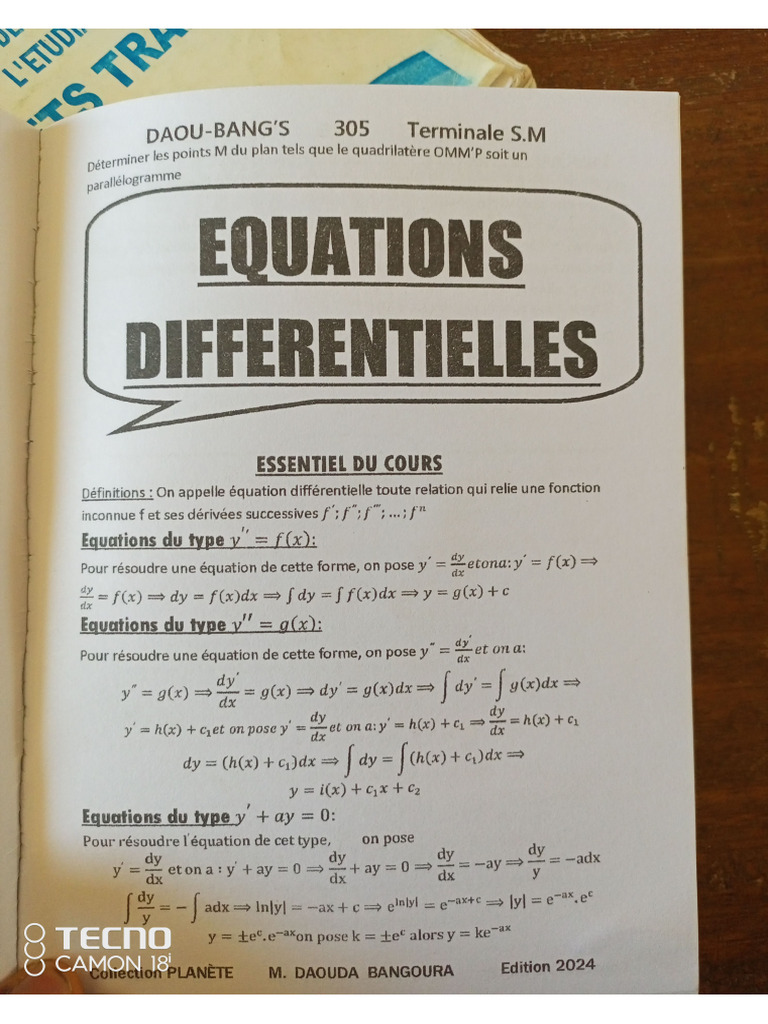 Équations Différentielles | PDF