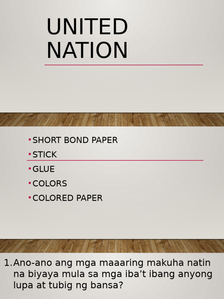 United Nation | PDF