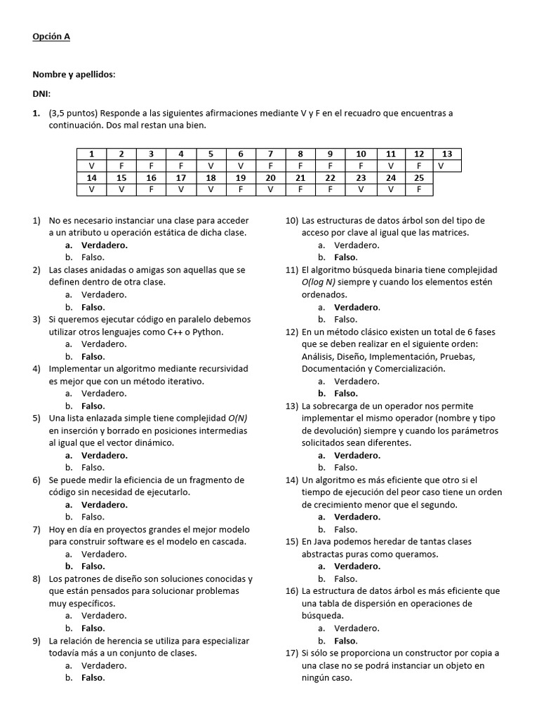Examen Enero 2023 | PDF | Java (lenguaje de programación) | Algoritmos
