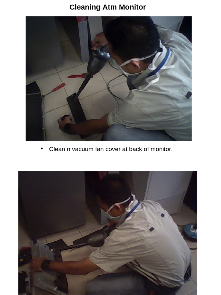 Cleaning Atm Monitor | PDF