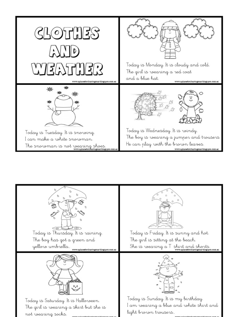 Clothes and Weather | PDF