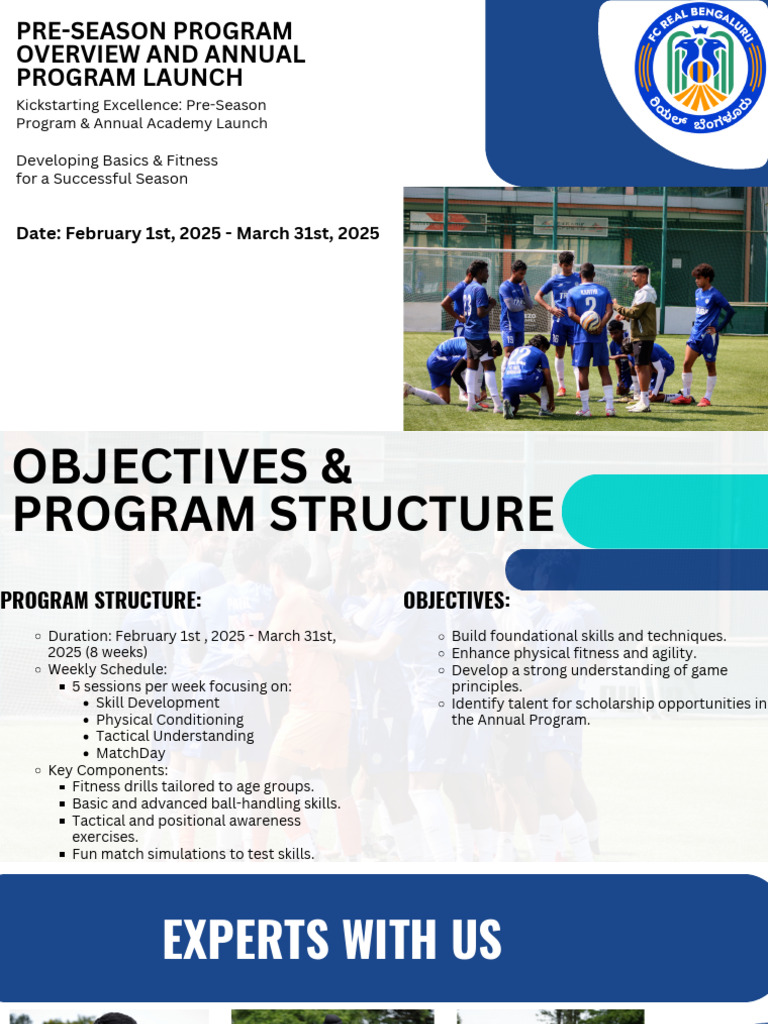 Pre-Season Football Academy Launch | PDF