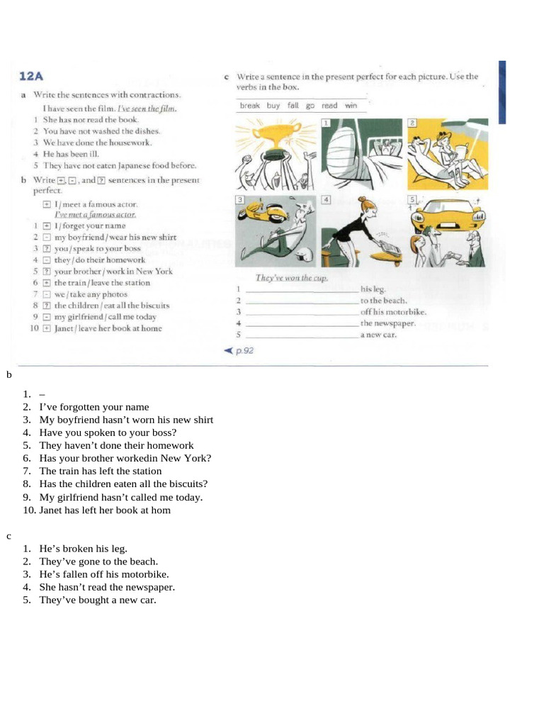 Common English Verb Conjugations | PDF