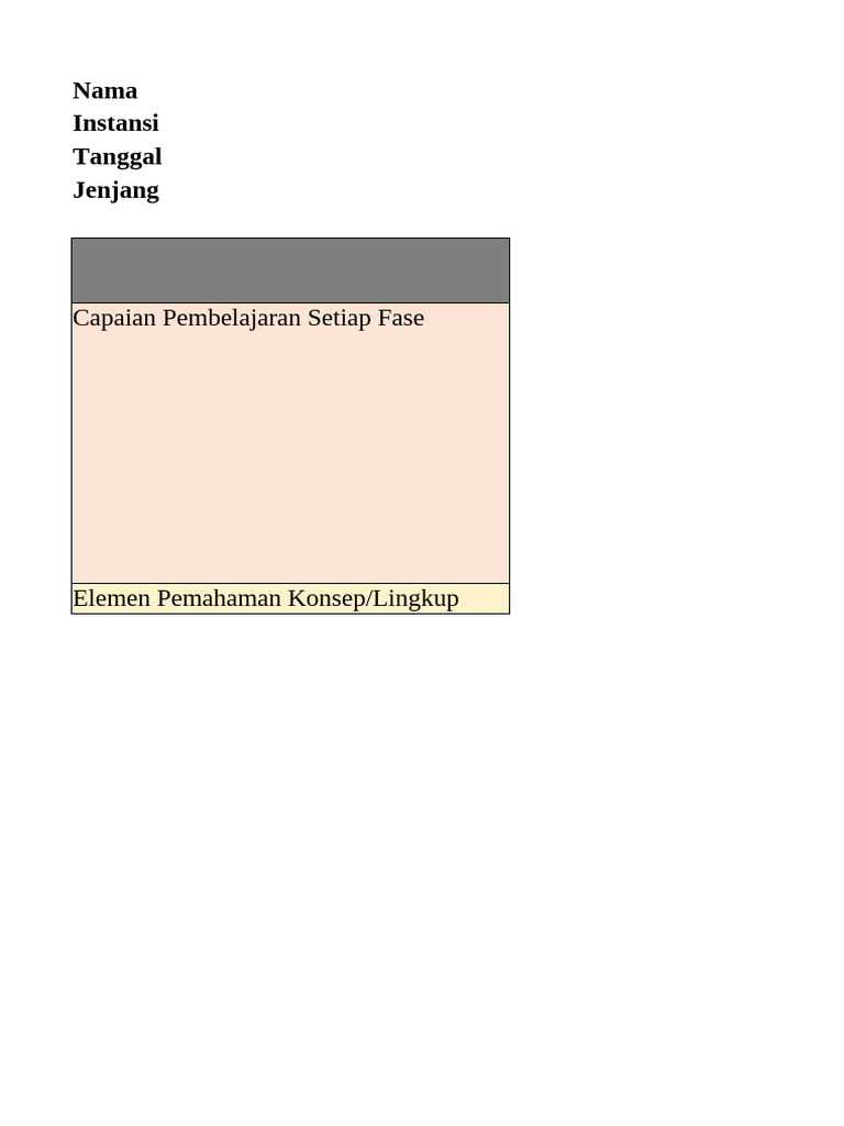 (Nama Peserta - Sekolah) Template Pengerjaan Tugas 1 - Pelatihan Penerapan Persiapan Kurikulum ...