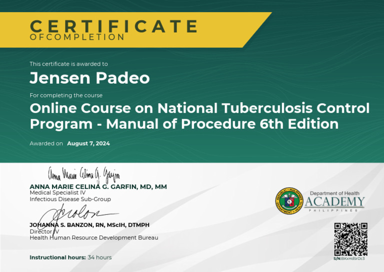 Certificate of Completion-2 | PDF