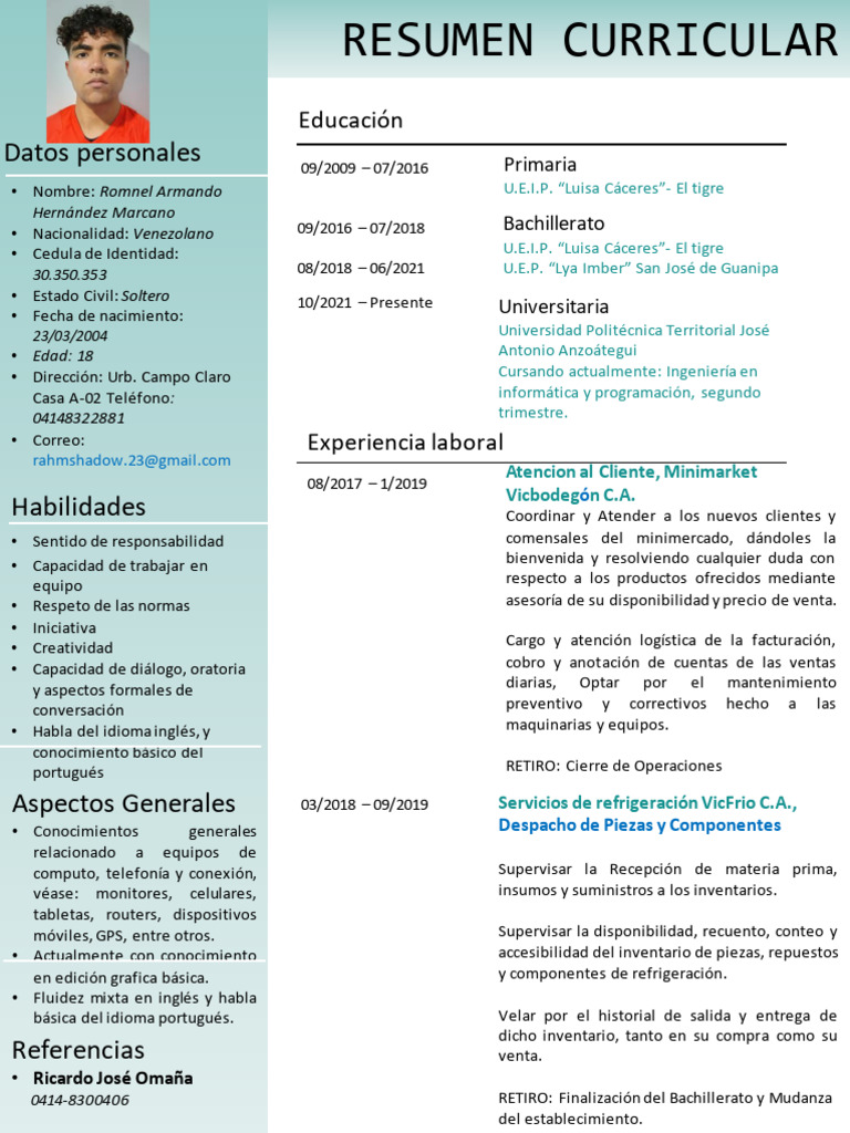 Currículum Vitae | PDF | Informática