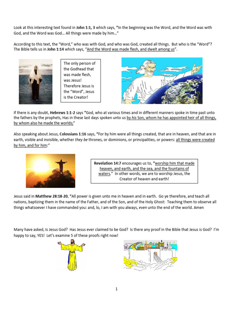 Jesus and Salvation | PDF | Biblical Sabbath | Jesus