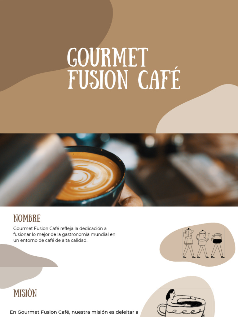 Gourmet Fusion Café | PDF