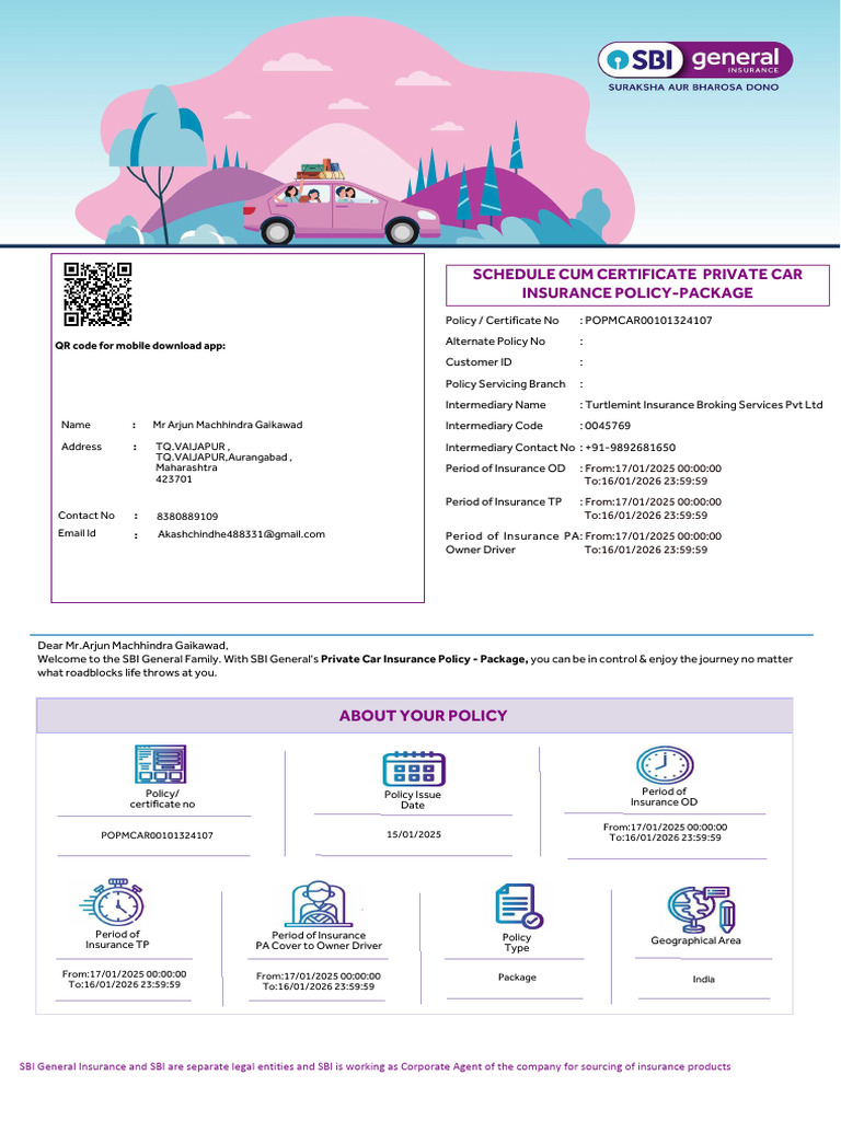 SBIG FW Comprehensive MHI92AAN4S3 1736936802100 | PDF | Insurance ...