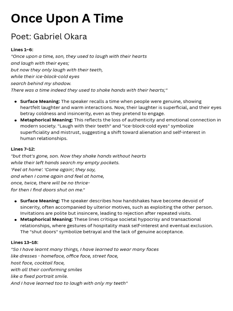 Once Upon A Time (1) | PDF